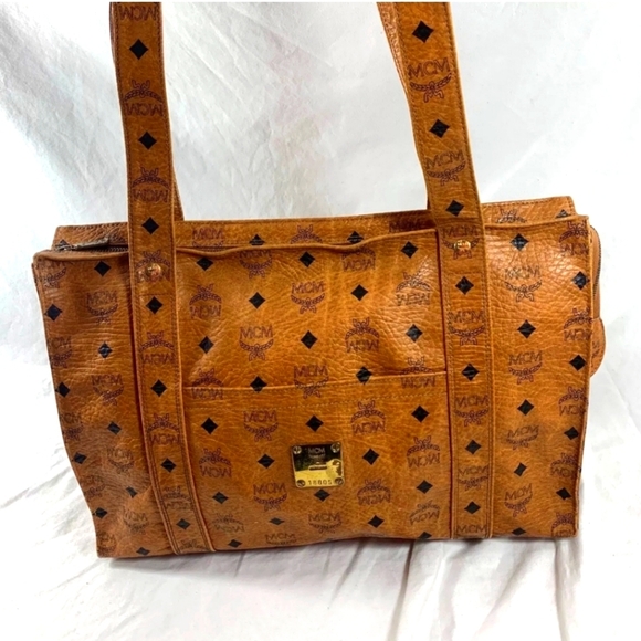 MCM | Bags | Mcm Visetose Tote Bag | Poshmark